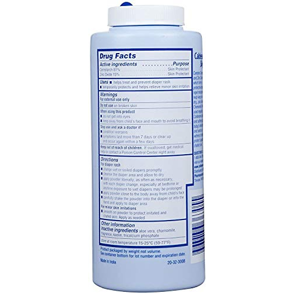 Caldesene Baby Cornstarch Powder With Zinc Oxide 5 oz (Pack of 2)