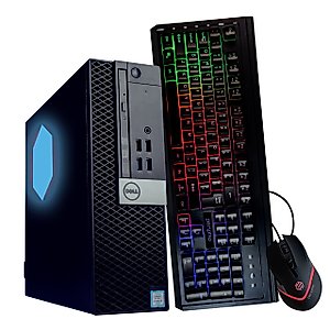 Dell Optiplex 7040 (RGB) Desktop Computer | Quad Core Intel i7 (3.4) | 16GB DDR4 RAM | 500GB SSD Solid State | Windows 10 Professional | Home or Office PC (Renewed)