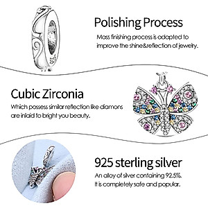 Pandach Animal Charm Bead fits Charms Bracelets for Woman-925 Sterling Silver Dangle Pendant Bead,Jewelry Beads Gifts for Women Bracelet&Necklace