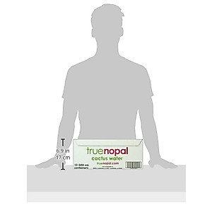True Nopal Cactus Water, 16.90 Fl. Oz (Pack of 12)