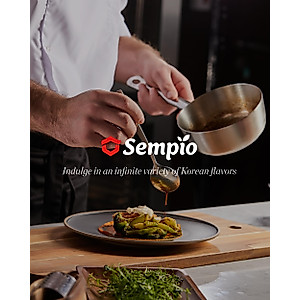 SEMPIO Soy Sauce for Sushi - Premium Naturally Brewed for Sashimi, Less Salt, Katsuobushi & Kelp infused. Flavor-locking bottle. Made in Korea. (6.7 fl oz / 200mL, Vegan, Non-GMO)