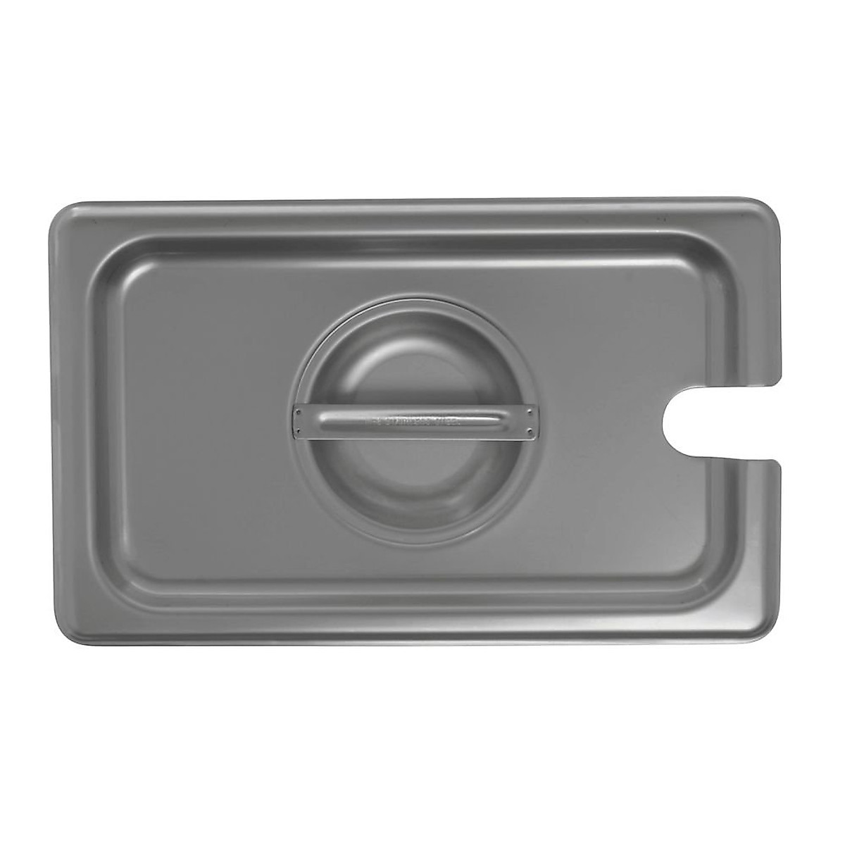 HUBERT 1/4 Size Slotted Steam Table Pan Cover 22 Gauge Stainless Steel