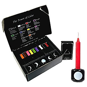 SpellCloth - Spell Candles for Witchcraft / Chime Candles / Colored Candles - Small Spell Candle Set for Ritual, Altar, Wicca Spells & Witch Rituals - 1/2in. x 4in. Candles for Spells Assorted Colors
