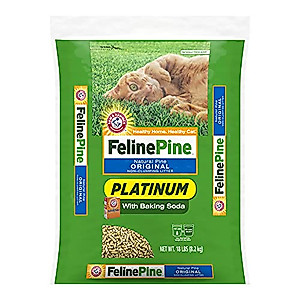 Feline Pine Platinum Non-Clumping Cat Litter 18lb.