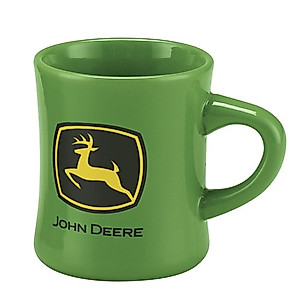 John Deere Stoneware Green Ceramic Tea Coffee Dinner Mug,10 ounce