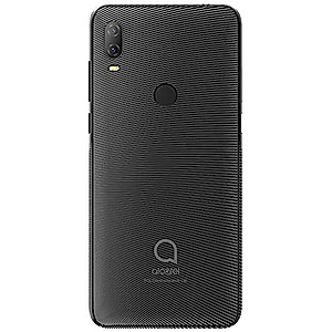 Alcatel 1V 2020 (32GB, 2GB) 6.22" HD+ Display, 4000mAh Battery, Fingerprint Sensor, GSM Unlocked US 4G LTE (T-Mobile, AT&T, Metro, Straight Talk) International Model 5007A (Metallic Black)