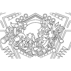 Sonic the Hedgehog: The Official Adult Coloring Book