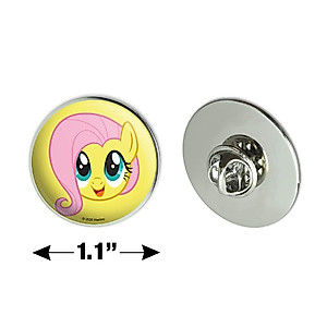 My Little Pony Fluttershy Face Metal 1.1" Tie Tack Hat Lapel Pin Pinback