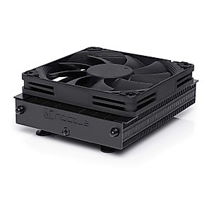 Noctua NH-L9a-AM4 chromax.Black, Premium Low-Profile CPU Cooler for AMD AM4 + NA-FD1 Fan Duct Kit