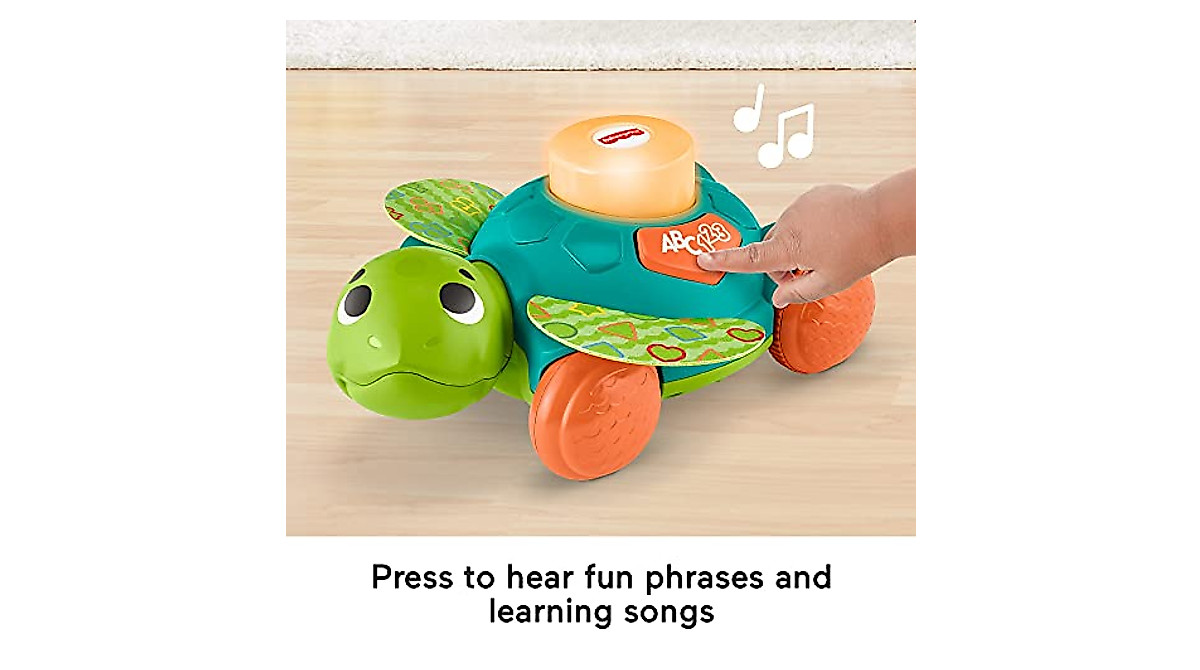 Fisher-Price Linkimals Sit-to-Crawl Sea Turtle Musical Toy