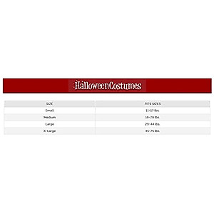 Popeye Dog Costume, Multicolor, Medium