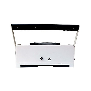TRUBIND Spiral/Coil Binding Machine - Electric Coil inserter - Manual Round Hole Punch - Disengaging pins - Adjustable Side Margin - Includes Crimping Tool - 4 to 1 Pitch - 20 Sheet Punch Capacity