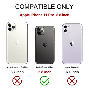 I-HONVA for iPhone 11 Pro Case Shockproof Dust/Drop Proof 3-Layer Full Body Protection [Without Screen Protector] Rugged Heavy Duty Durable Cover Case for Apple iPhone 11 Pro 5.8 Inch,Turquoise