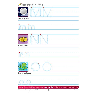 School Zone - Alphabet Workbook - 64 Pages, Ages 3 to 5, Preschool, ABC's, Letters, Tracing, Alphabetical Order, and More (School Zone Get Ready!™ Book Series)