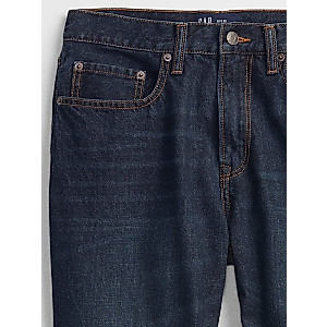 GAP Mens Slim-fit Jeans, Dark Wash, 34W x 32L US