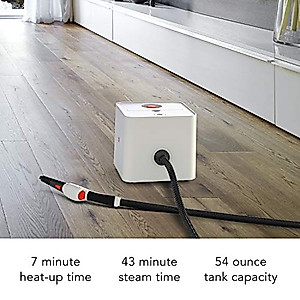 SHARPER IMAGE SI-380 Canister Steam Cleaner with 15 Accessories, White