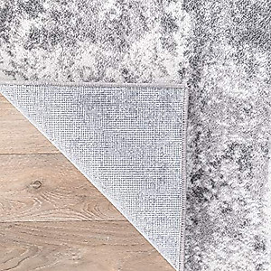 Rugshop Distressed Abstract Area Rug 3'3"x 5' Gray
