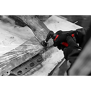 Chicago Pneumatic CP875 - Air Die Grinder Tool, Welder, Woodworking, Automotive Car Detailing, Stainless Steel Polisher, Heavy Duty, Right Angle Grinder, 1/4 Inch (6 mm), 0.3 HP / 220 W - 22500 RPM