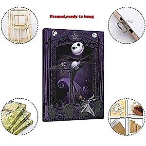 RIP Halloween Before Christmas Canvas Art Poster and Wall Art Picture Print Modern Family Bedroom Decor Posters 16x24inch(40x60cm)