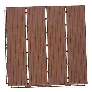 Yardwe Wooden Plastic Floor Deck Boards Moisture-Resistant Fireproof Splicing Floor for Homes