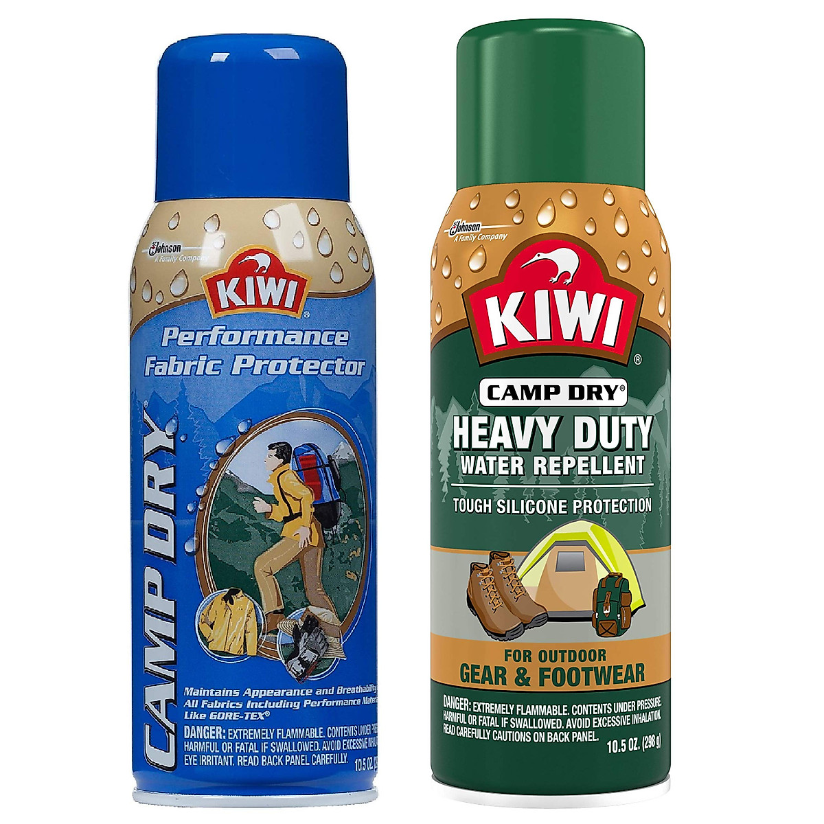 Kiwi Camp Dry Heavy Duty Water Repellant, 10.5OZ (Variety Pack - 1)