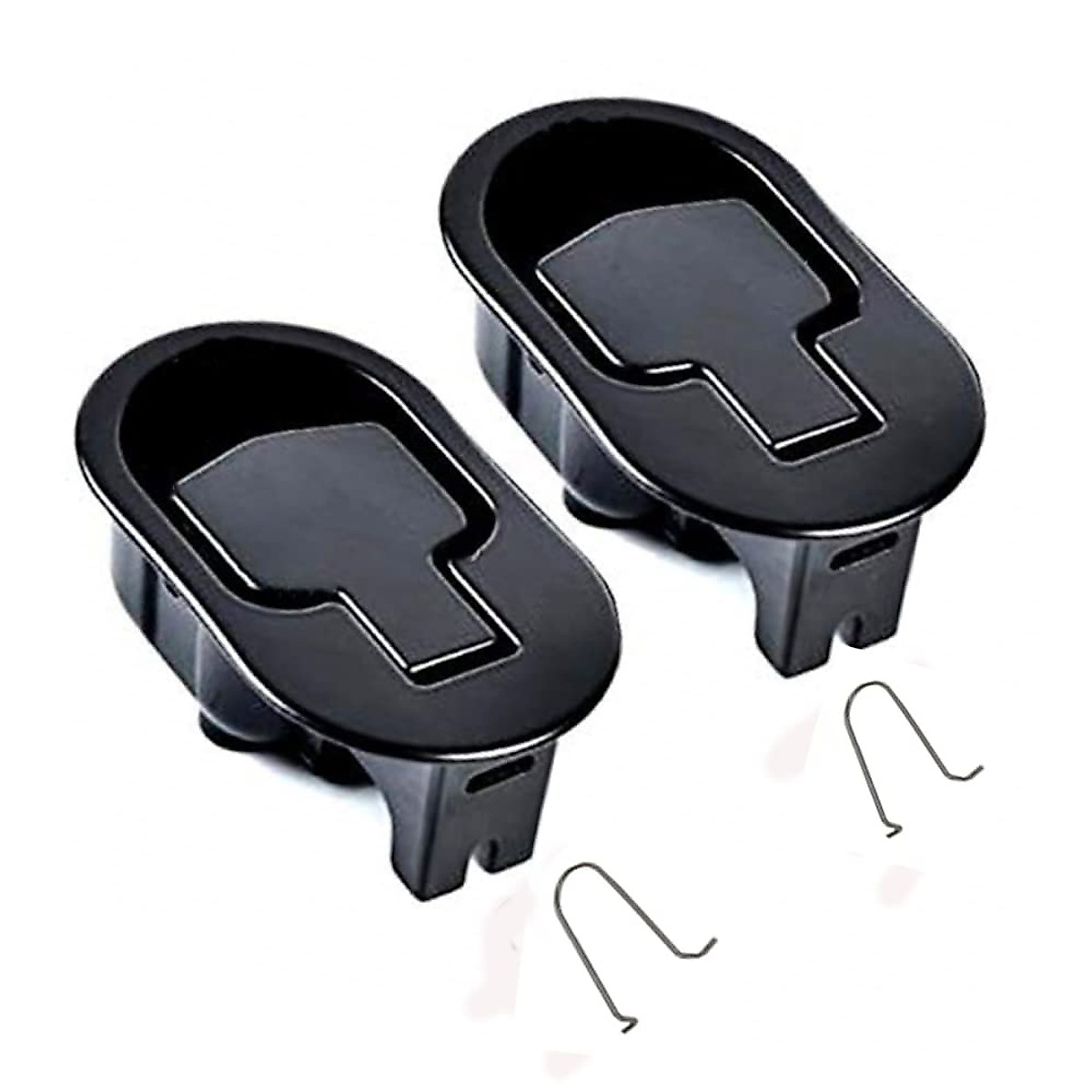 HLXFF3 Yoogu 2pcs Metal Recliner Handles Replacement Parts for Chair Sofa Couch Release 6mm Black