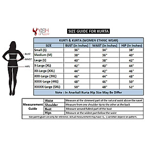 Yash Gallery Women's Cotton Slub Floral Print Angrakha Kurtis (Rustic Brown)