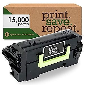 Print.Save.Repeat. Lexmark 58D1H00 High Yield Remanufactured Toner Cartridge for MS725, MS821, MS822, MS823, MS824, MS825, MS826, MX721, MX722, MX725, MX822, MX824, MX826 Laser Printer [15,000 Pages]