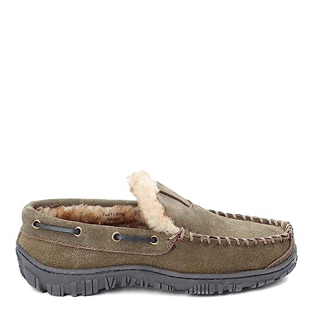 Clarks Men's, Venetian Moccasin Slipper SAGE GREEN 10 W
