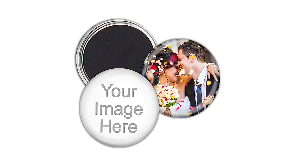 Personalized Custom Round Magnets for Weddings & Events | Best Day Ever