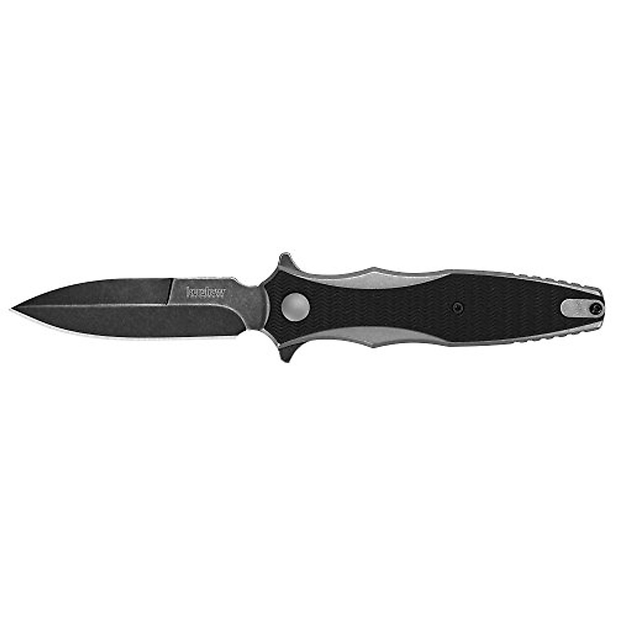 Kershaw Decimus Pocket Knife, 3.24" 8Cr13MoV Steel Spear Point Single Edge Blade, Assisted Opening