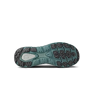 Karhu Women's Ikoni Trail Water Resistant Running Shoe, Oil Green/Mineral Blue, 6.5 Medium