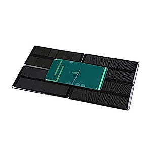 SUNYIMA 5Pcs Polycrystalline Mini Solar Panels Solar Cells Solar System Kit 6V 180mA 133mm x 73mm/5.23"x 2.87" for DIY Electric Toy Materials Photovoltaic Cells Solar DIY System Kits