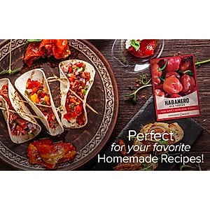 Red Habanero Pepper Seeds for Planting 100+ Heirloom Non-GMO Habanero Peppers Plant Seeds for Home Garden Vegetables Makes a Great Gift for Gardeners by Gardeners Basics