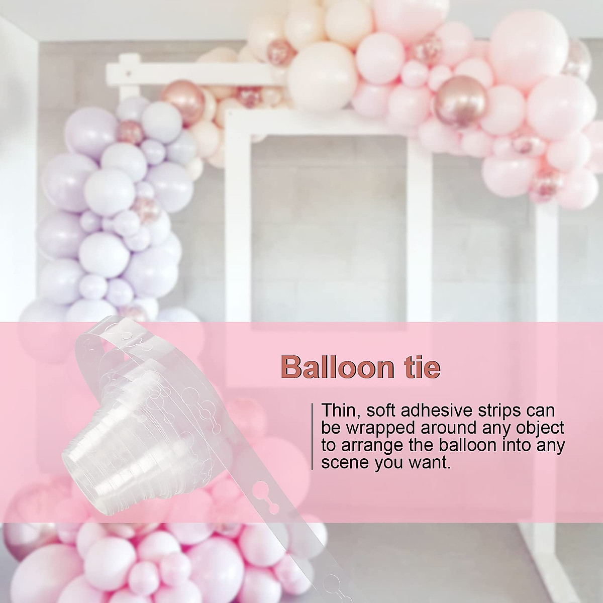 2 Set Balloon Column Stand Kit with Base Pole Balloon Clips Fixed Spike, UPGRADE 65 Inch Height Balloon Tower Decorations for Wedding Baby Shower Birthday Bachelorette Graduation Party Parties Events