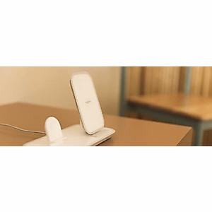 mophie 2-in-1 Wireless Charging Stand - MFI Certified Charger Pad for iPhone and Apple Watch with Additional USB Port for Airpods