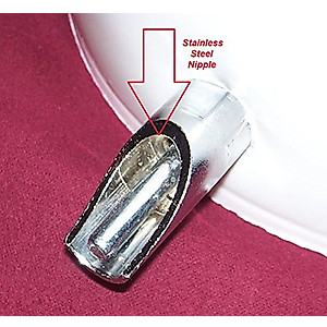 Auto-Fill Automatic Large Animal Nipple Waterer Bucket for Horses, Pigs, Hogs, Goats, Cows and More