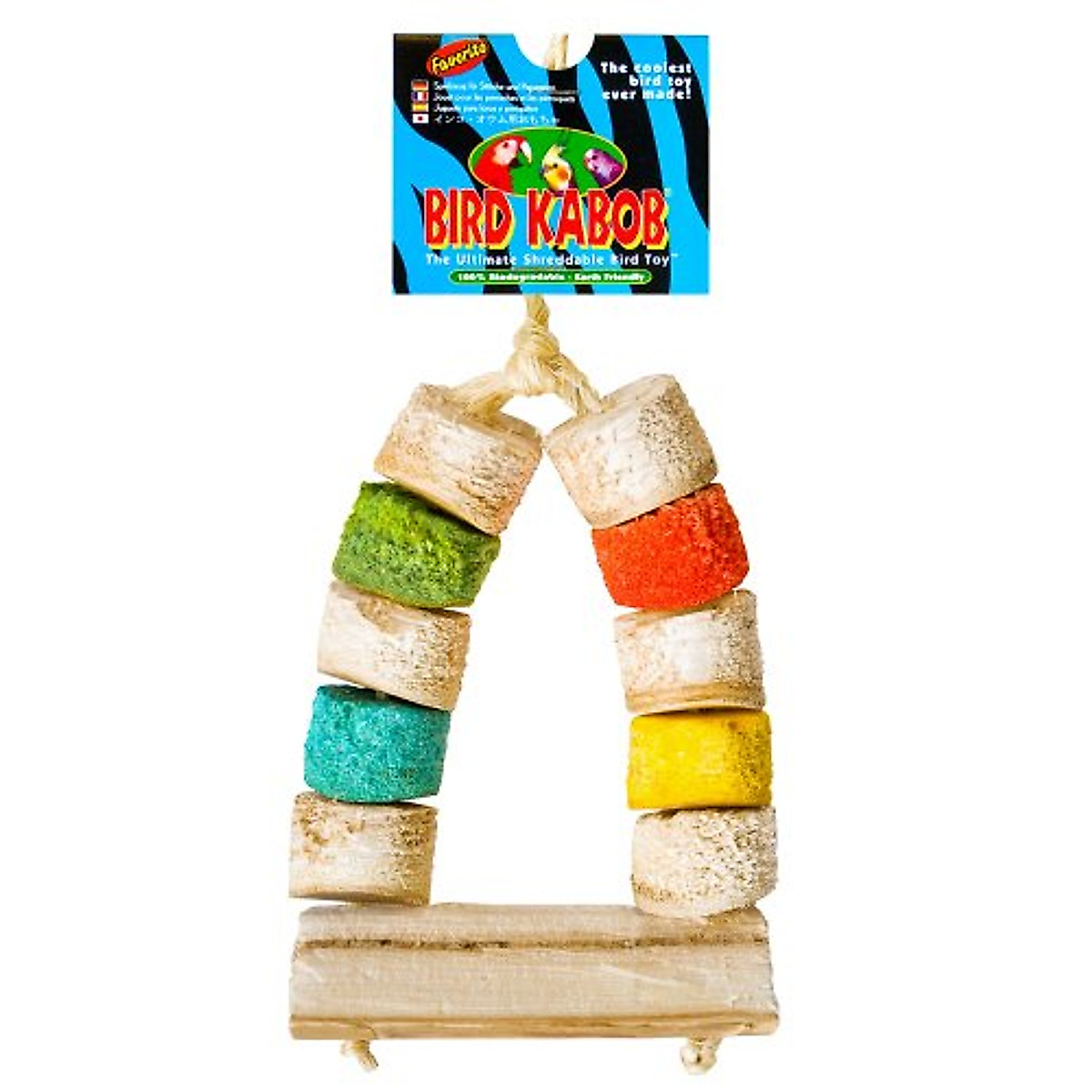 BIRD KABOB 4-1/2-Inch Favorito Chewable Perch