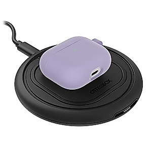 OtterBox Soft Touch Headphone Case for AirPods 3rd Gen 2021, Shockproof, Drop Proof, Ultra-Slim, Scratch and Scuff Protective Case for Apple AirPods, Includes Carabiner, Purple