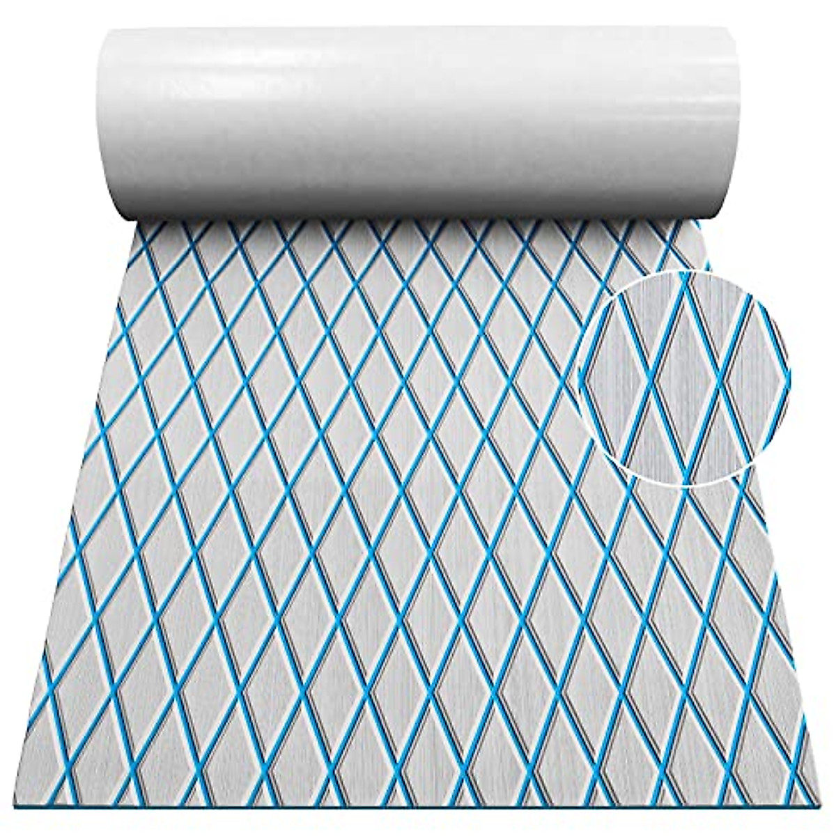 Boat Flooring EVA Foam Boat Decking Sheet Self-Adhesive Faux Teak Marine flooring Non-Slip Sea Deck Boat Flooring For Boat deck Yacht flooring Fishing MotorBoat mat Surfboard 74.8"x 27.5"/13"