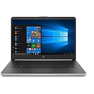 Newest HP 14 HD Premium Business Laptop PC | 10th Gen Intel Quad-Core i5-1035G1 up to 3.6GHz | 8GB RAM | 256GB SSD | WiFi | HDMI | Card Reader | Bluetooth | Windows 10 | Silver (Renewed)