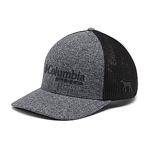 Columbia Unisex PHG Logo Mesh Ball Cap - High, Charcoal Heather/Dog, Large/X-Large