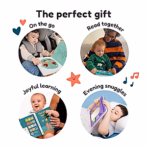 Cali's Books You are my Sunshine Nursery Rhymes - Interactive Sound Books for 1 year old, Perfect Musical Toys & Musical Books for Toddlers 1-3, Safe & Durable Book for 2 year old