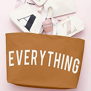 LLYLIU Canvas Tote Bag - Extra Large Shopping Beach Totes Bags Reusable Big Grocery Bag 28" x 8" x 16"