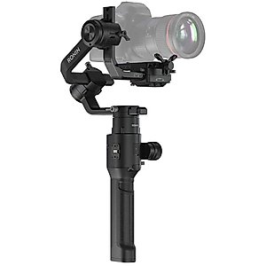 DJI Ronin-S Handheld Camera Stabilizer, Video Stabilizer 3-Axis, Max Operating Speed 75 kph, Tested Payload Capacity 3.6 kg, Max Battery Life 12 hrs, Professional Stability, Innovative Design
