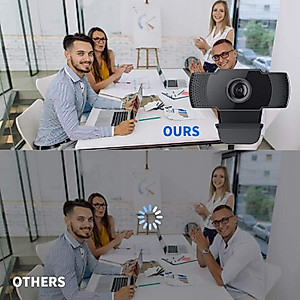 2022 Upgraded 2048 x 1080 Full HD Webcam 2K 30 fps Computer, 90° Wide Angle for PC Laptop Computer Zoom Skype Meeting Video Calling Games