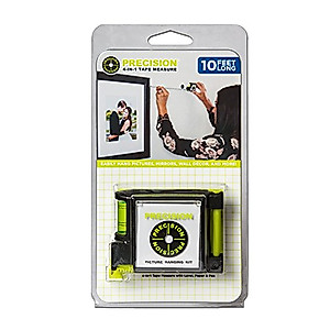 Precision 4-in1 Tape Measure with Level, Paper & Pen