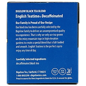 Bigelow, English Time Tea (Decaffeinated), 20 Count