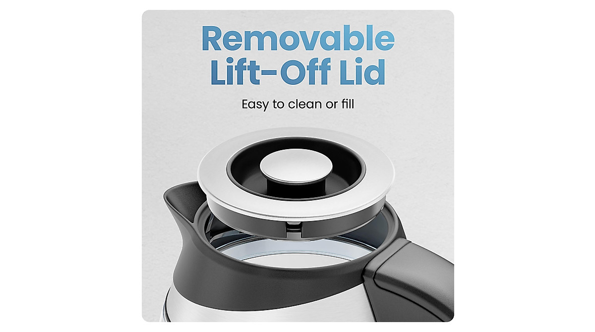 Chefman Electric Kettle with Temp Control & Tea Infuser | 1.8L