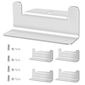 RS Solar Panel Mounting Bracket Solar Z Brackets with Nuts and Bolts for RV Camper Yachts Wall and Other Off Gird Roof Installation(Set of 4 Units)